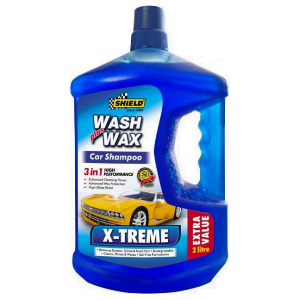 Shield X-TREME Wash plus Wax Car Shampoo - NeatStore.NG